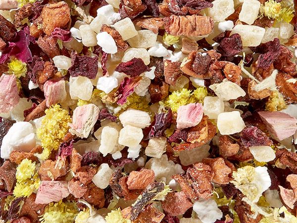 Früchtetee Süße Rhabarberlimo